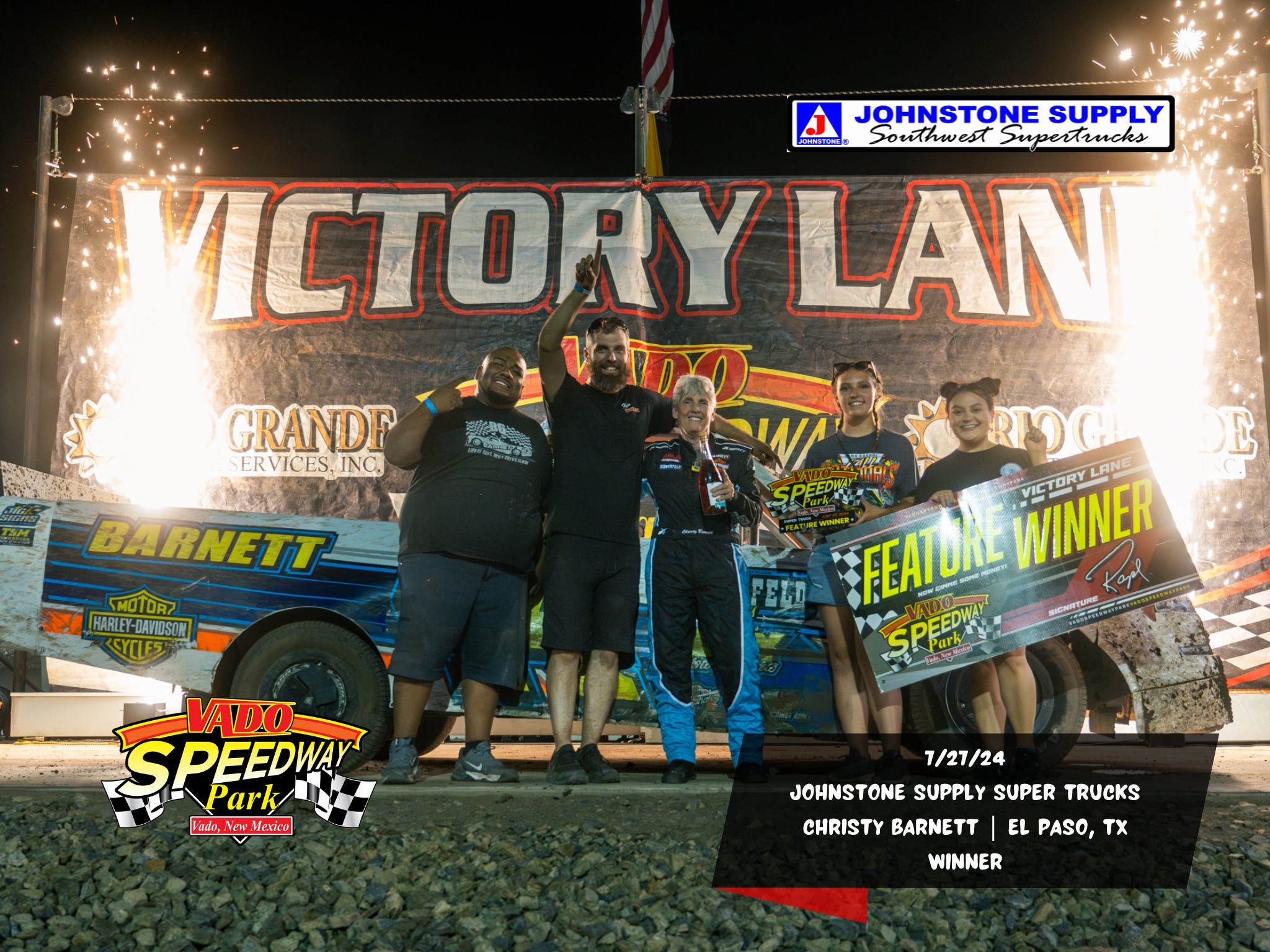 Winners For July 27th, 2024 - Vado Speedway Park
